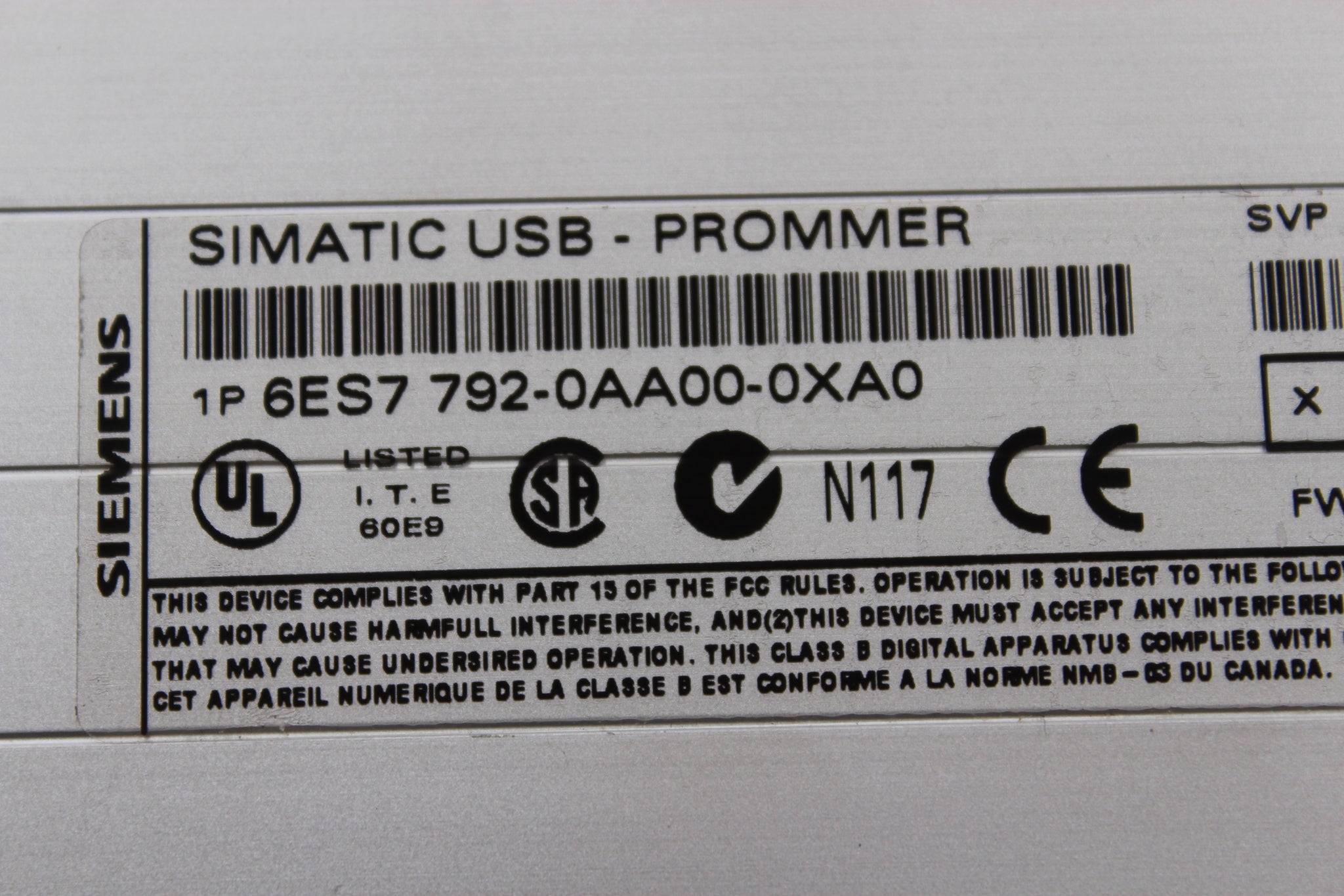 New No Box | SIEMENS | 6ES7 792-0AA00-0XA0 | – Industrial New No Box | SIEMENS | 6ES7 792-0AA00-0XA0 | – Industrial