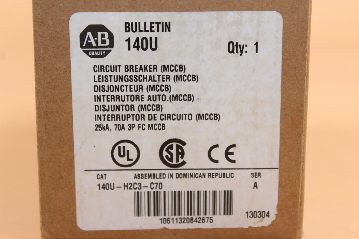 New | Allen-Bradley | 140U-H2C3-C70 | – Industrial Mates LLC