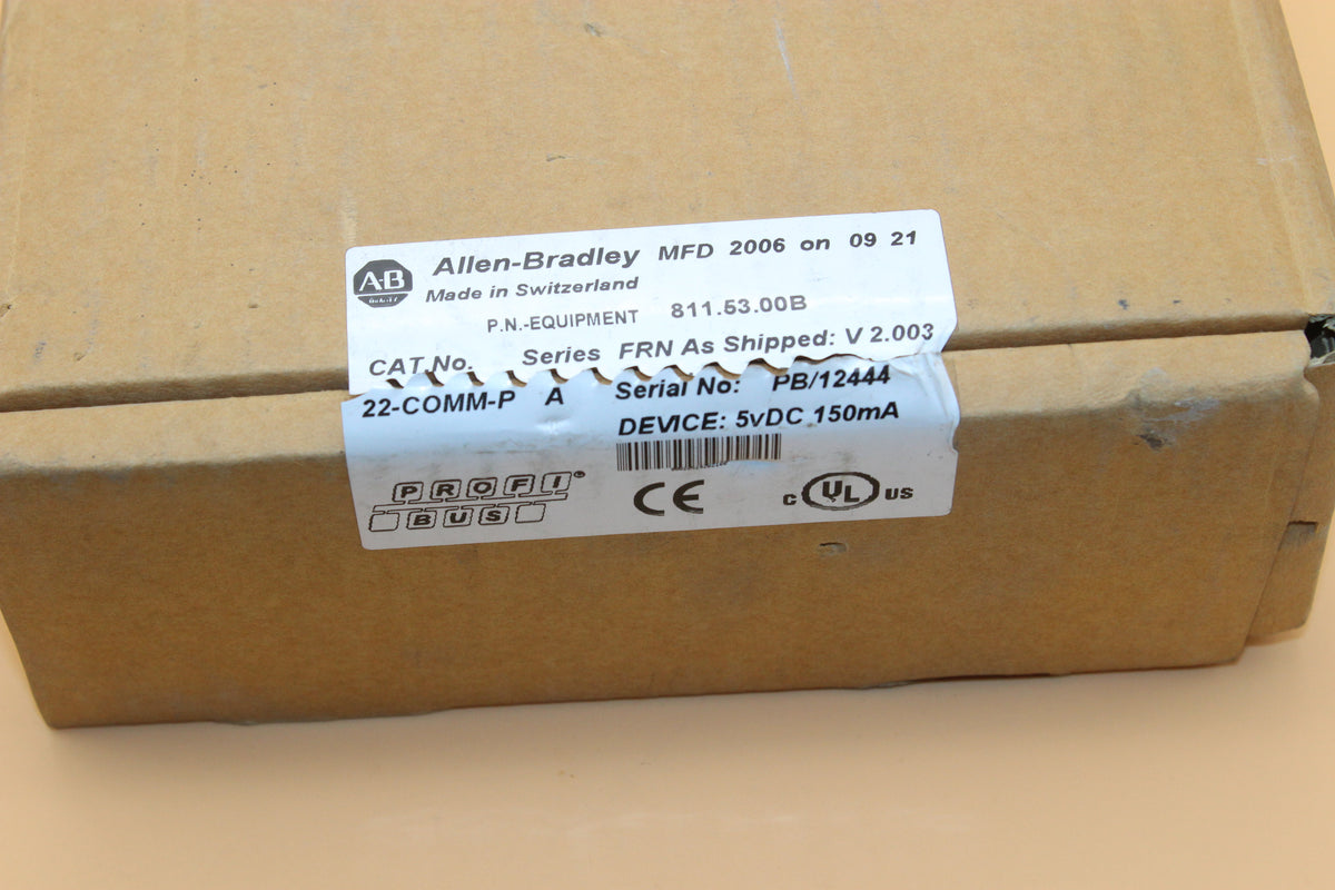 New | Allen-Bradley | 22-COMM-P – Industrial Mates LLC